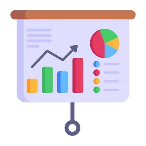 Data Presentation Flat Icon Is Up For Premium Use 6431528 Vector Art At