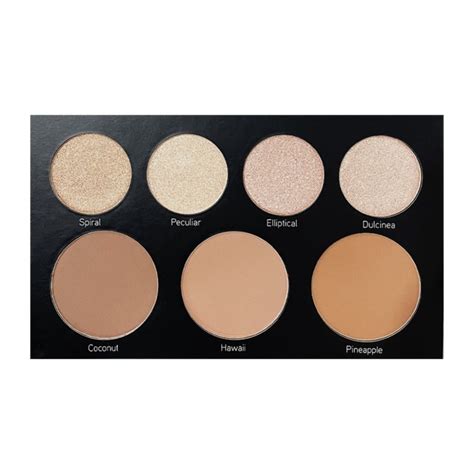 Paleta De Contornos E Iluminadores Glamblack Atenea 7 Tonos