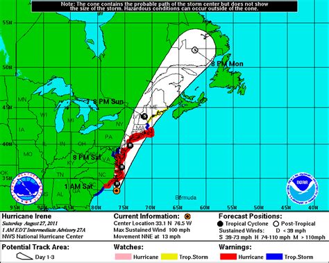 Hurricane Irene Path Full Speed Ahead For Western Massachusetts