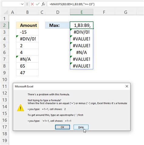 How To Use The Maxifs Function