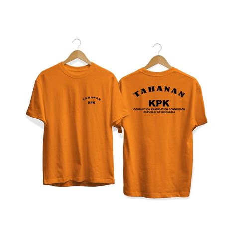 Jual Kaos TAHANAN KPK KOMISI PEMBERANTASAN KORUPSI ANTI KORUPSI BAJU