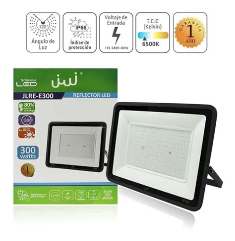 Pz Reflector Led Smd W Luz Blanca Uso Exterior V Ip Meses