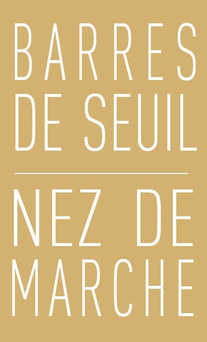 Barres De Seuils Nez De Marche