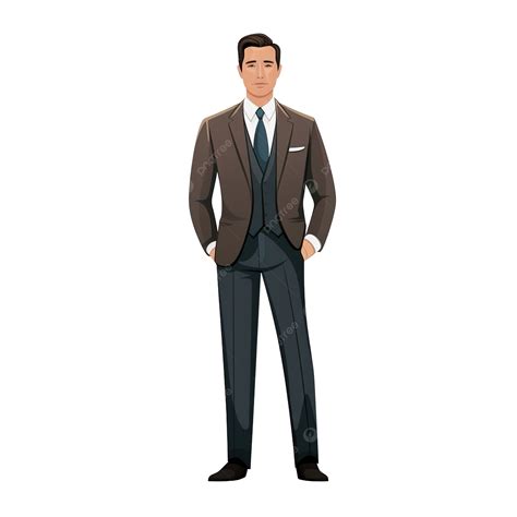 Man In Suit Businessman Illustration Character Man Businessman Png