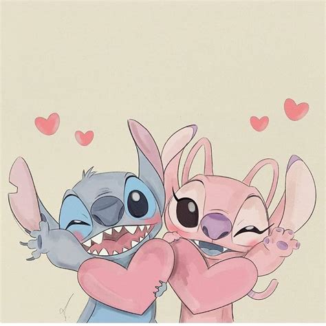 Stitch And Angel Couple Wallpapers Top Free Stitch And Angel Couple