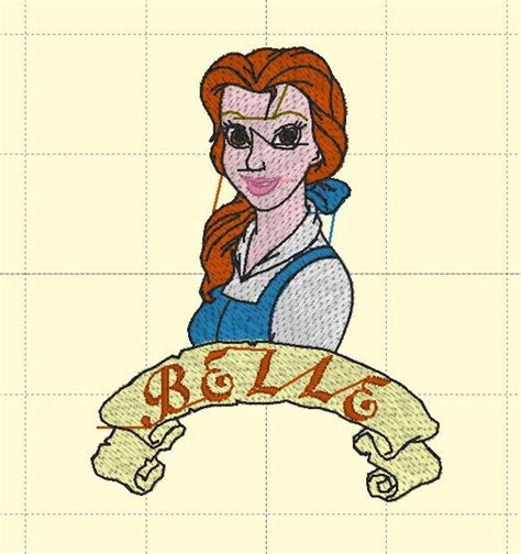 155 Disney Princesses Machine Embroidery Designs CD USB 11 Formats Etsy