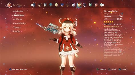 The Best Klee Dps Build In Genshin Impact Weapons Artifacts And