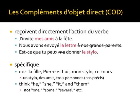 PPT Les Pronoms Compléments PowerPoint Presentation free download