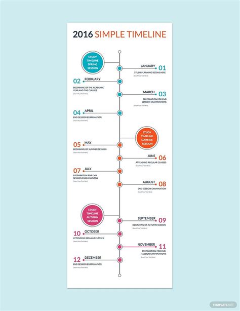 Simple Timeline Template Google Docs