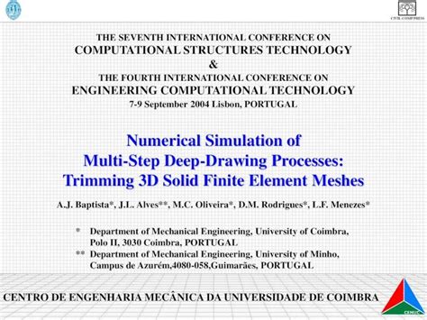 pdf numerical simulation of multi step deep drawing processes trimming 3d solid finite element