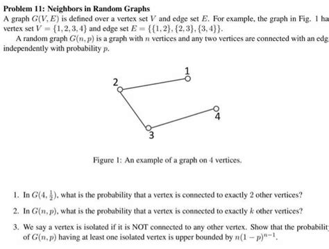 solved a graph g v e is defined over a vertex set v and