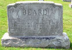 Thomas Andrew Beard 1840 1878 Find a Grave äreminne