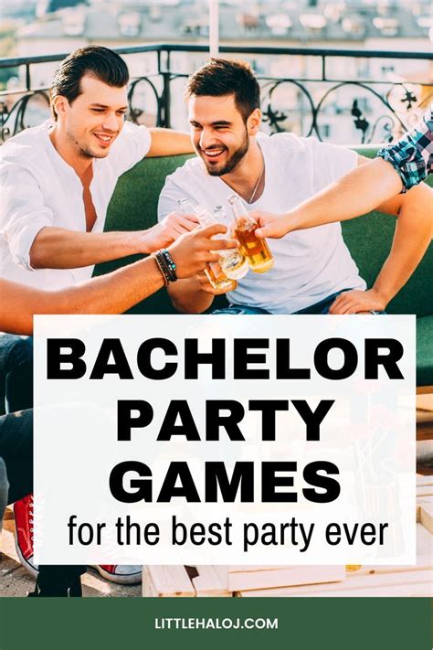 Bachelor Party Games For The Best Party Ever With Two Men Toasting And