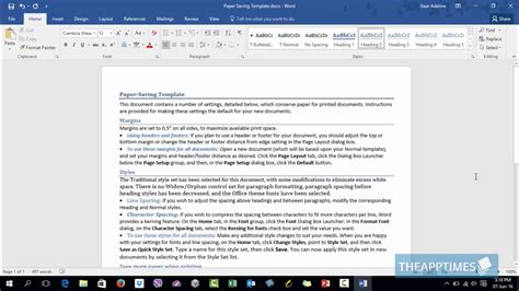 Advanced Microsoft Word Formatting Your Document Youtube
