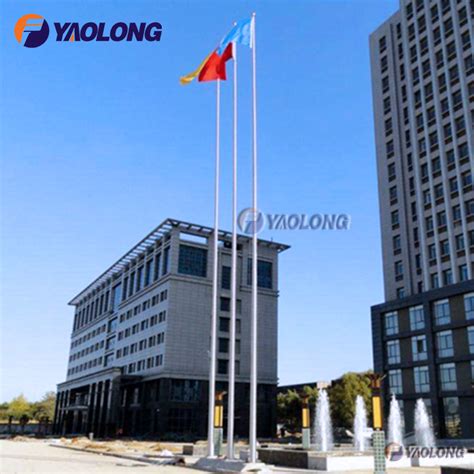 304 304L 316L Stainless Steel Tubular Pole For Flag Hoisting China