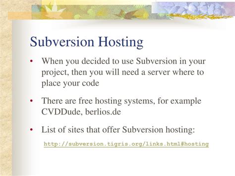 Ppt Version Control With Subversion Powerpoint Presentation Free