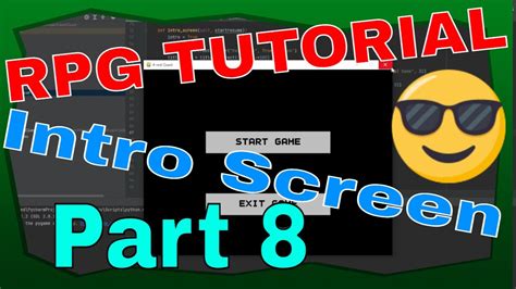 Pygame Rpg Tutorial Part Python Intro Menu Buttons And