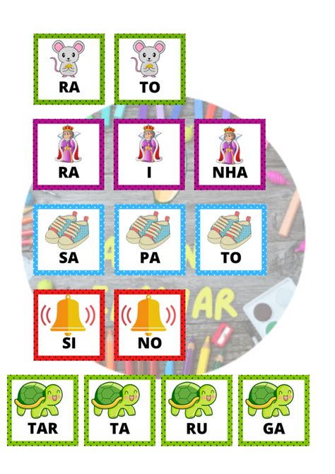 Cards Forma O De Palavras Consci Ncia Sil Bica Alfabetiza O