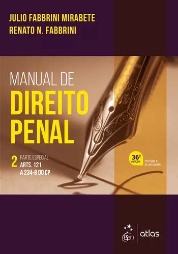 Manual De Direito Penal Parte Especial Vol 2 De MIRABETE Julio