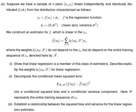 solved a suppose we have a sample of n pairs xi yi drawn