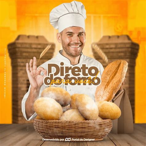 Social Media Padaria On Behance Social Media Ideas Design Social