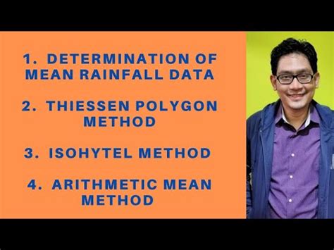 10 Determination Of Mean Rainfall Data Thiessen Polygon Isohytel