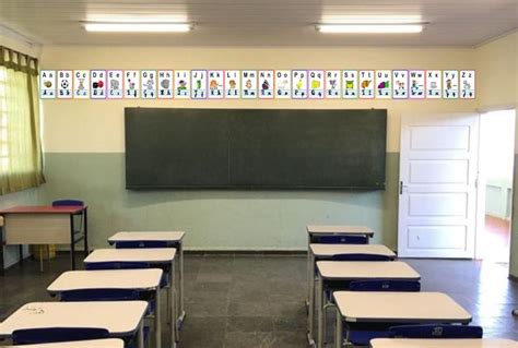 Faixa Pedagógico Alfabeto 4 Tipos Letras Faixa em Lona p Parede