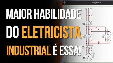Como ler diagrama elétrico Elétrica Industrial YouTube