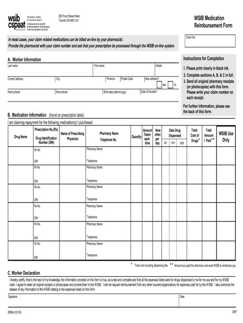 2018 2024 Form Canada WSIB 0806A Fill Online Printable Fillable