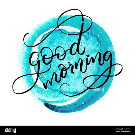 Good Morning Cut Out Stock Images Pictures Alamy