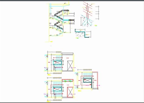 Detalle De Escalera En AutoCAD Descargar CAD 99 14 KB Bibliocad