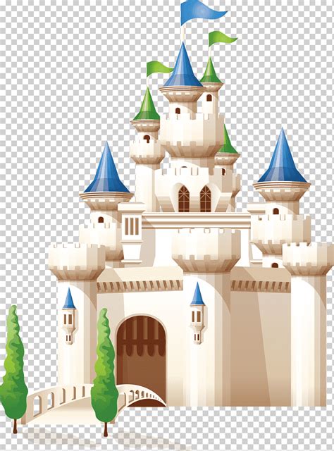 Ilustración de castillo blanco ilustración de dibujo de etiqueta de
