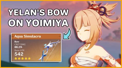 I Used Yelan S Bow On Yoimiya Genshin Impact YouTube