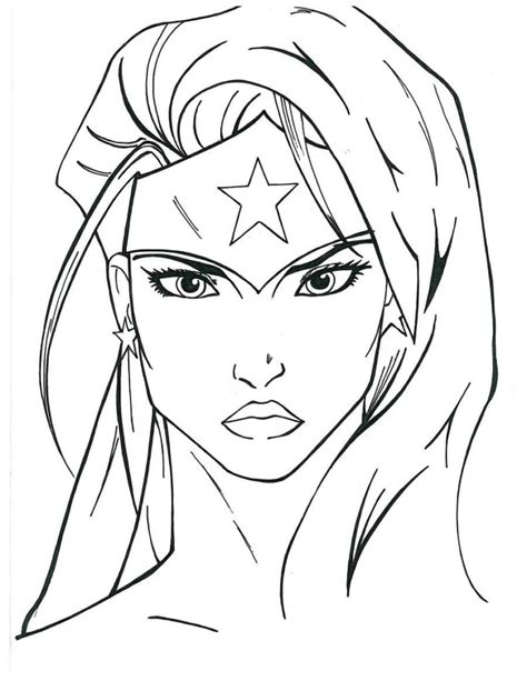 Wonder Woman Ausmalbilder