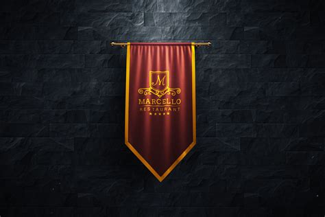 다음 Behance 프로젝트 확인 u201c10 Realistic 3D Vertical Flags Mock Up
