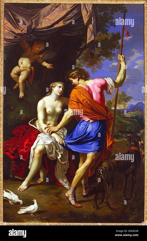 Venus And Adonis Circa 1650 By Nicolas Mignard Stock Photo Alamy