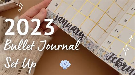2023 Bullet Journal Set Up How I Use My BuJo For Content Planning