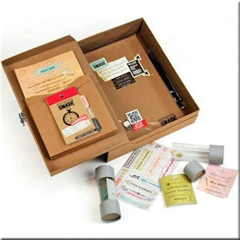 Cápsula del tiempo Smash book Time capsule Card kits