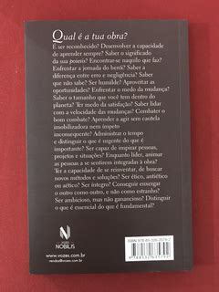 Livro Qual É A Tua Obra Mario Sergio Cortella Seminovo