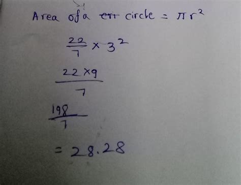 Como Calcular El Area De Un Circulo Sabiendo Su Radio Printable