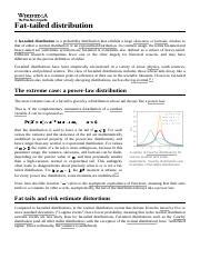 Fat Tailed Distribution Pdf Fat Tailed Distribution A Fat Tailed