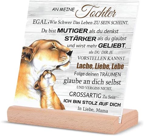 Amazon De Tochter Geschenke Von Mama Mutter Tochter Geschenk