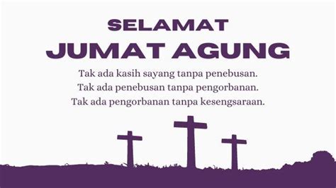 25 Poster Gambar Selamat Jumat Agung 2024 Bagikan Ke Keluarga Sahabat