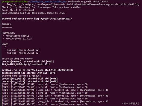 ros高效入门第四章 自定义ros消息，编写python pub sub样例 rospy sub csdn博客