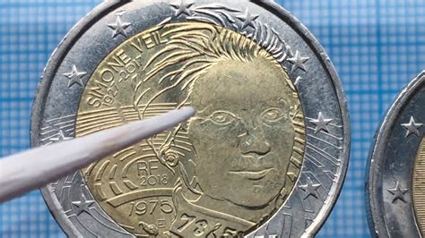 Piece De 2 Euros Rare Simone Veil Communauté MCMS Sep 2023