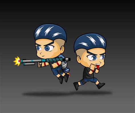 Aex Boy 2D Game Character Sprite Game Art Partners