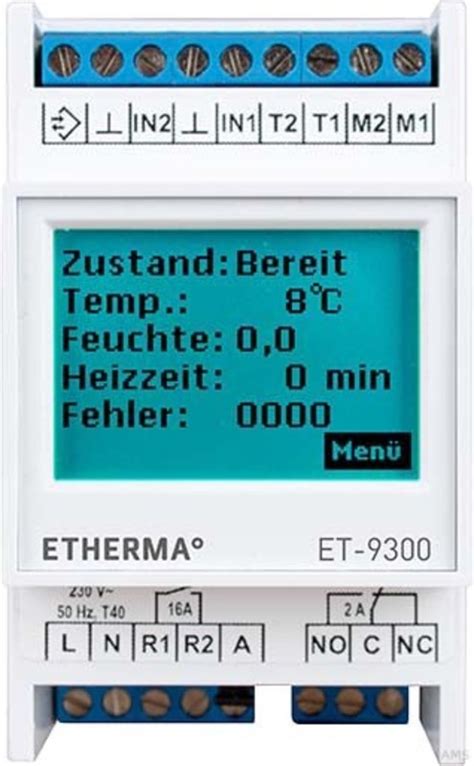 Etherma Vollautomatische Steuerung für Frei Dachfl Heiz ET 9300