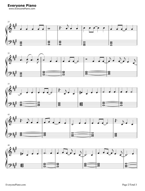 Unstoppable Sia五线谱预览2 钢琴谱文件五线谱双手简谱数字谱MidiPDF免费下载