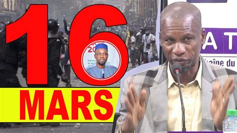 Révélation Clédor Sène le 16 Mars Ousmane SONKO dina YouTube