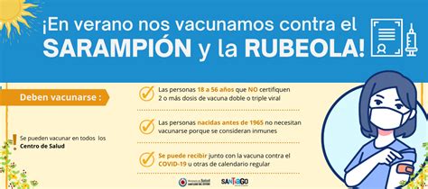Inicia la campaña de vacunación de verano contra sarampión y rubéola en